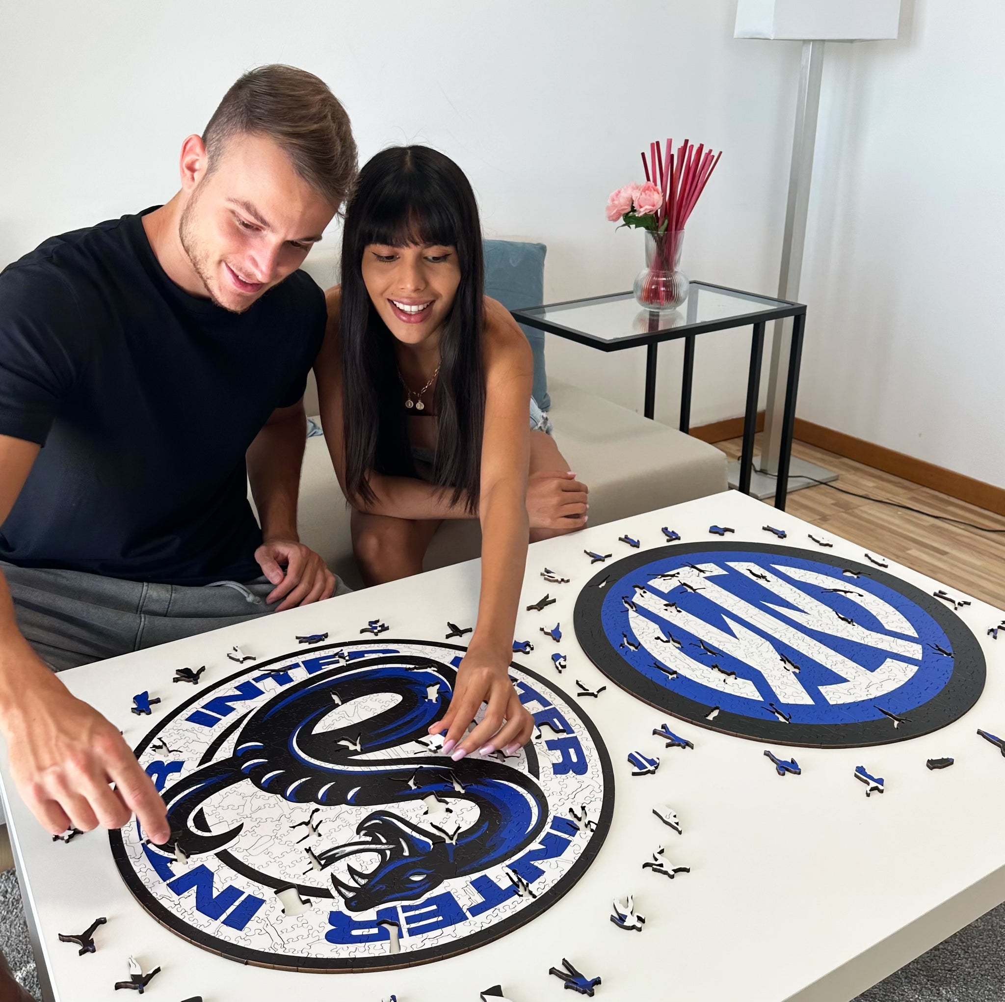 FC Inter® Snake - Wooden Puzzle – Iconic Puzzles