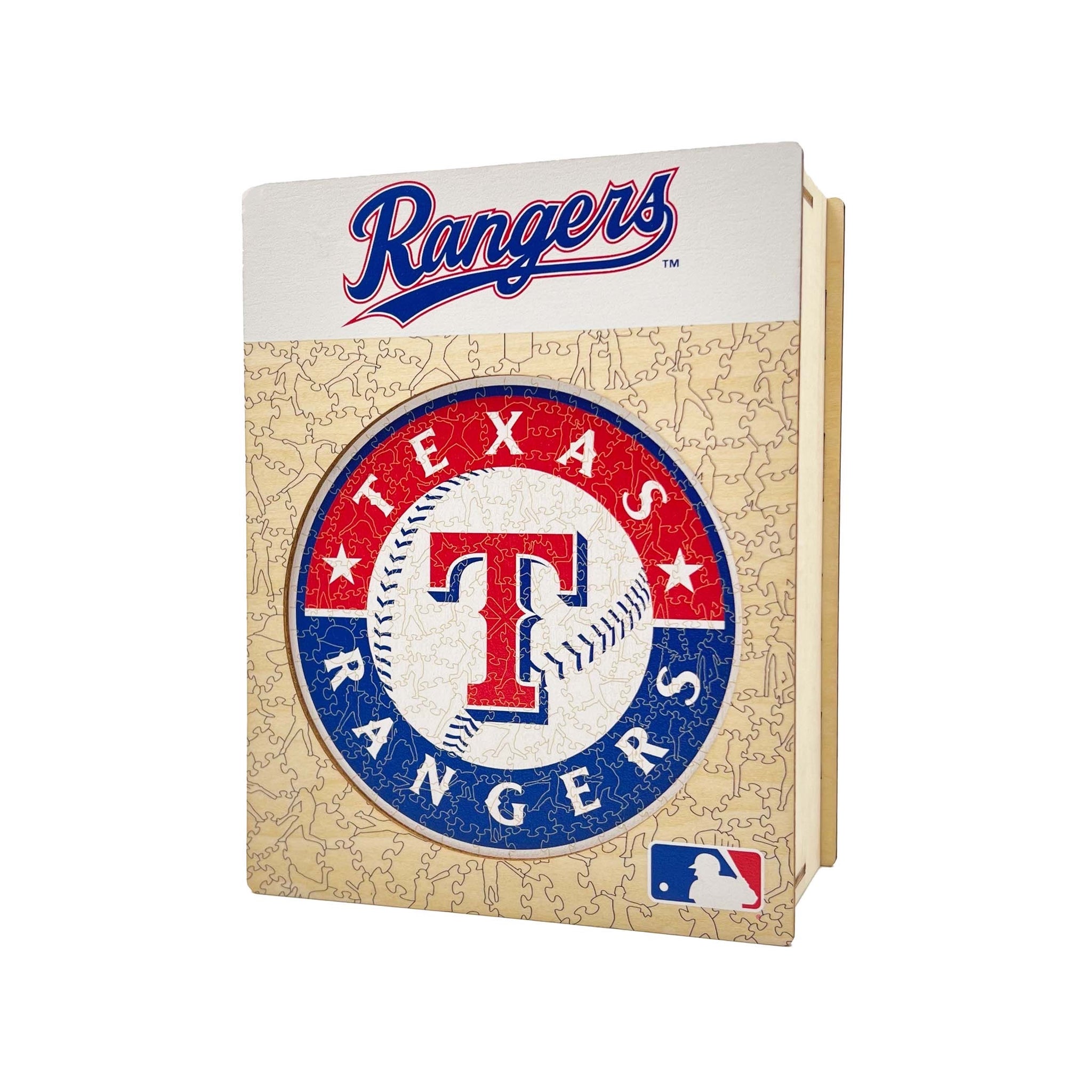 2 PACK Texas Rangers™ Ball + Primary Logo – Iconic Puzzles