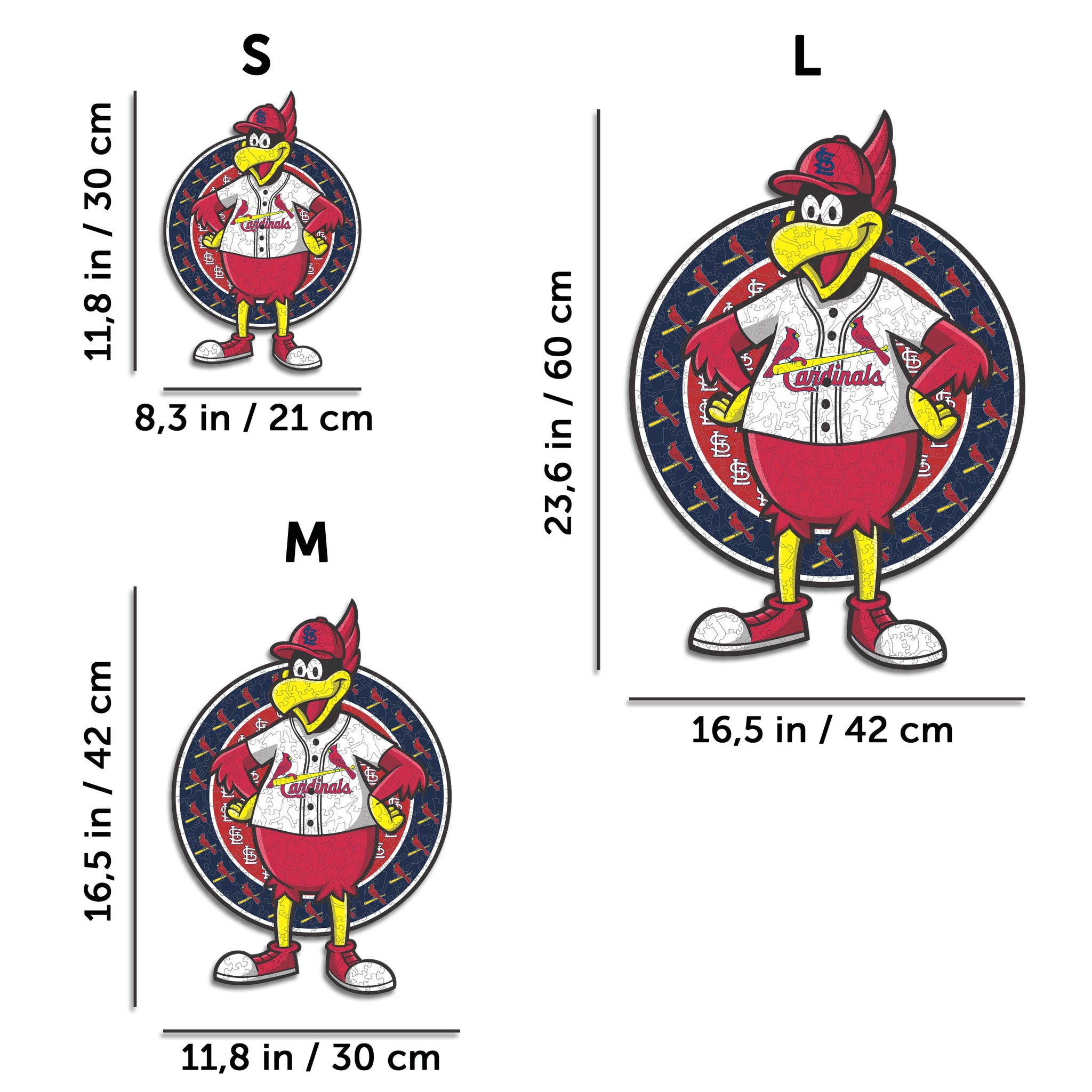 St. Louis Cardinals™ Mascot - Wooden Puzzle – Iconic Puzzles