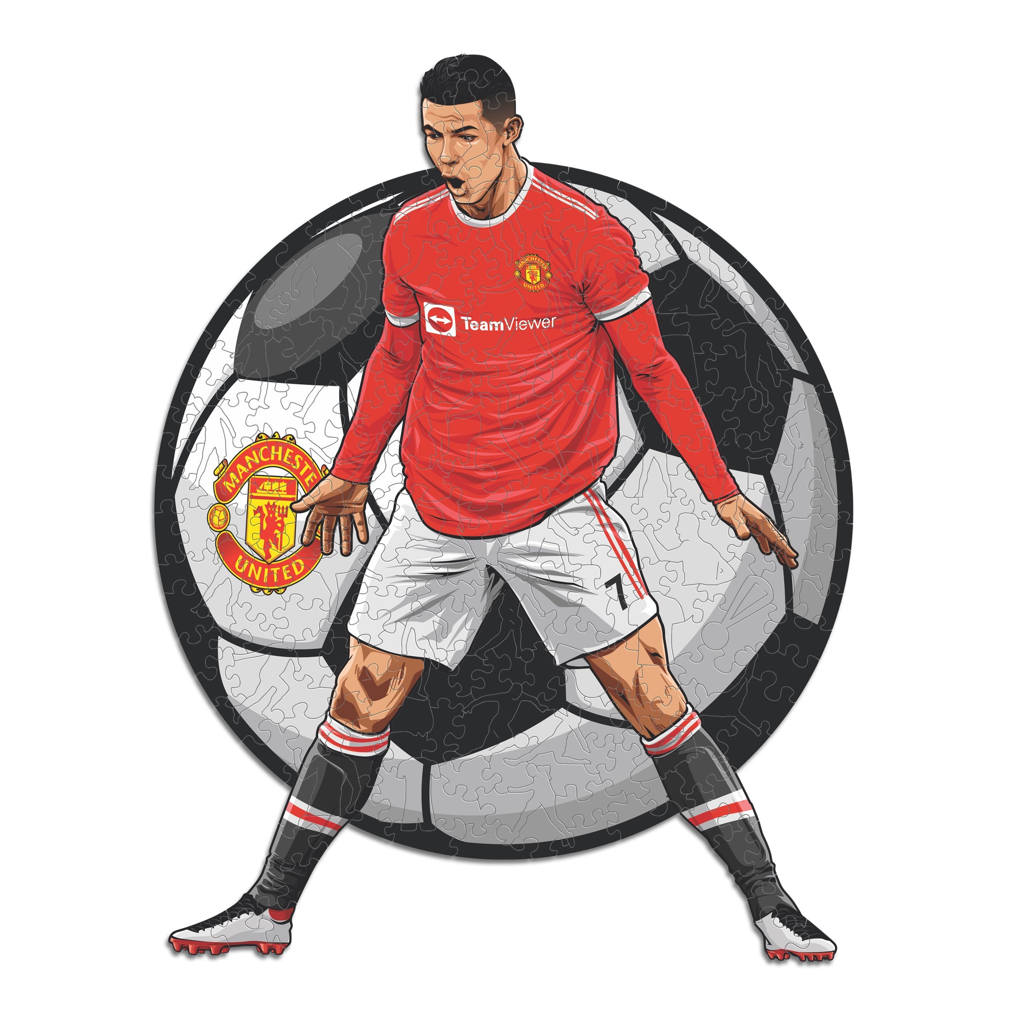 Cristiano Ronaldo - Wooden Puzzle – Iconic Puzzles