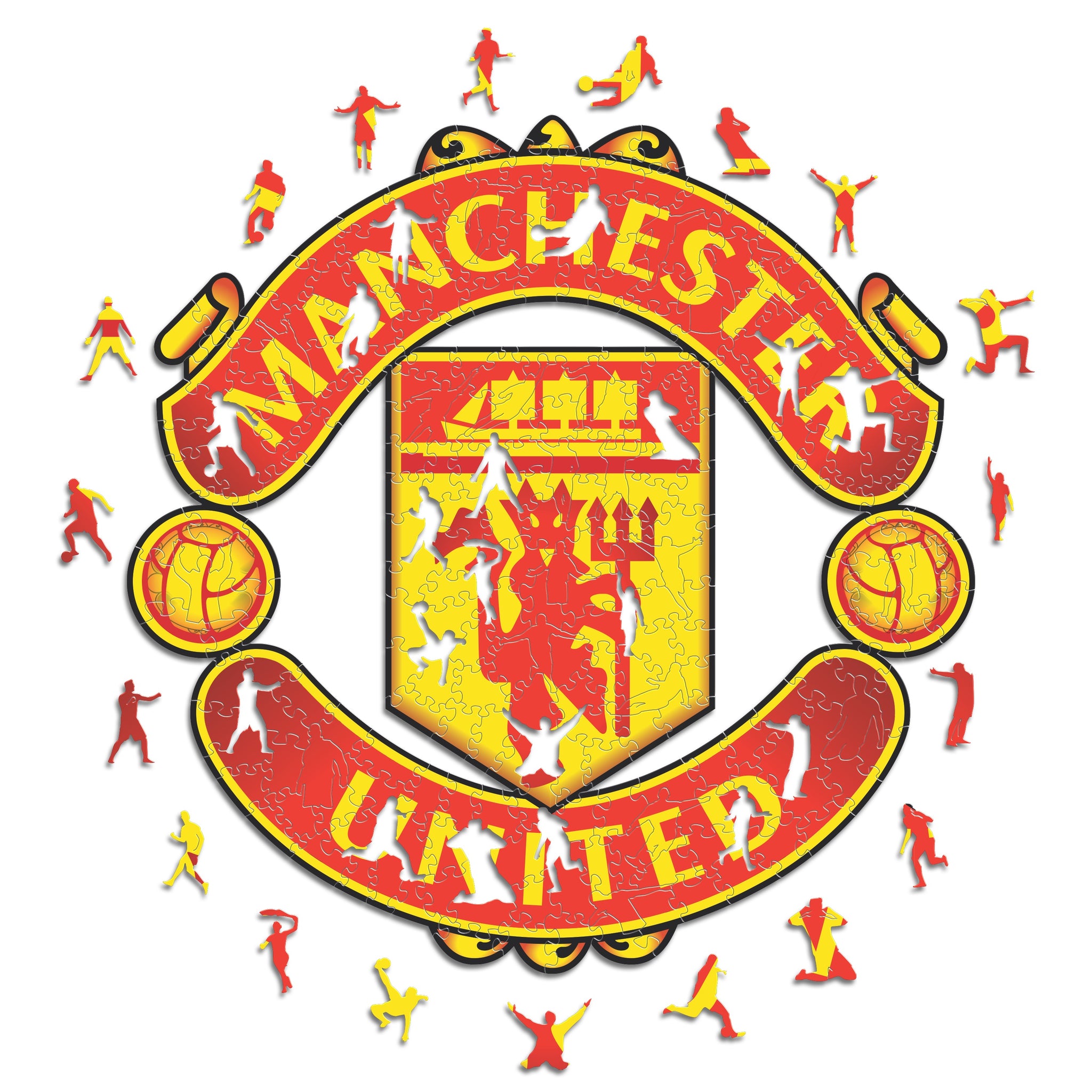 Manchester United FC® Logo - Wooden Puzzle – Iconic Puzzles