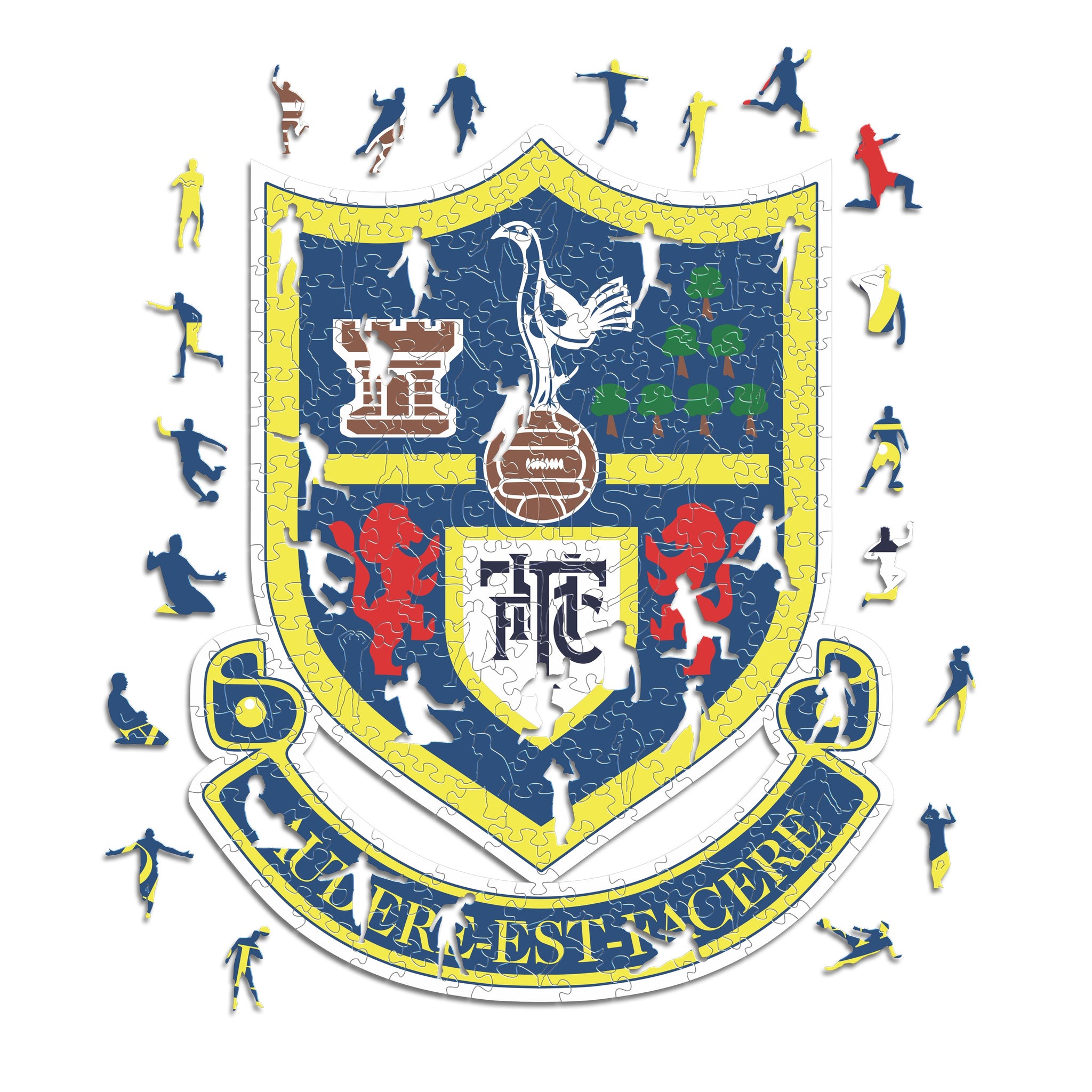Tottenham Hotspur FC® Retro Logo - Wooden Puzzle – Iconic Puzzles