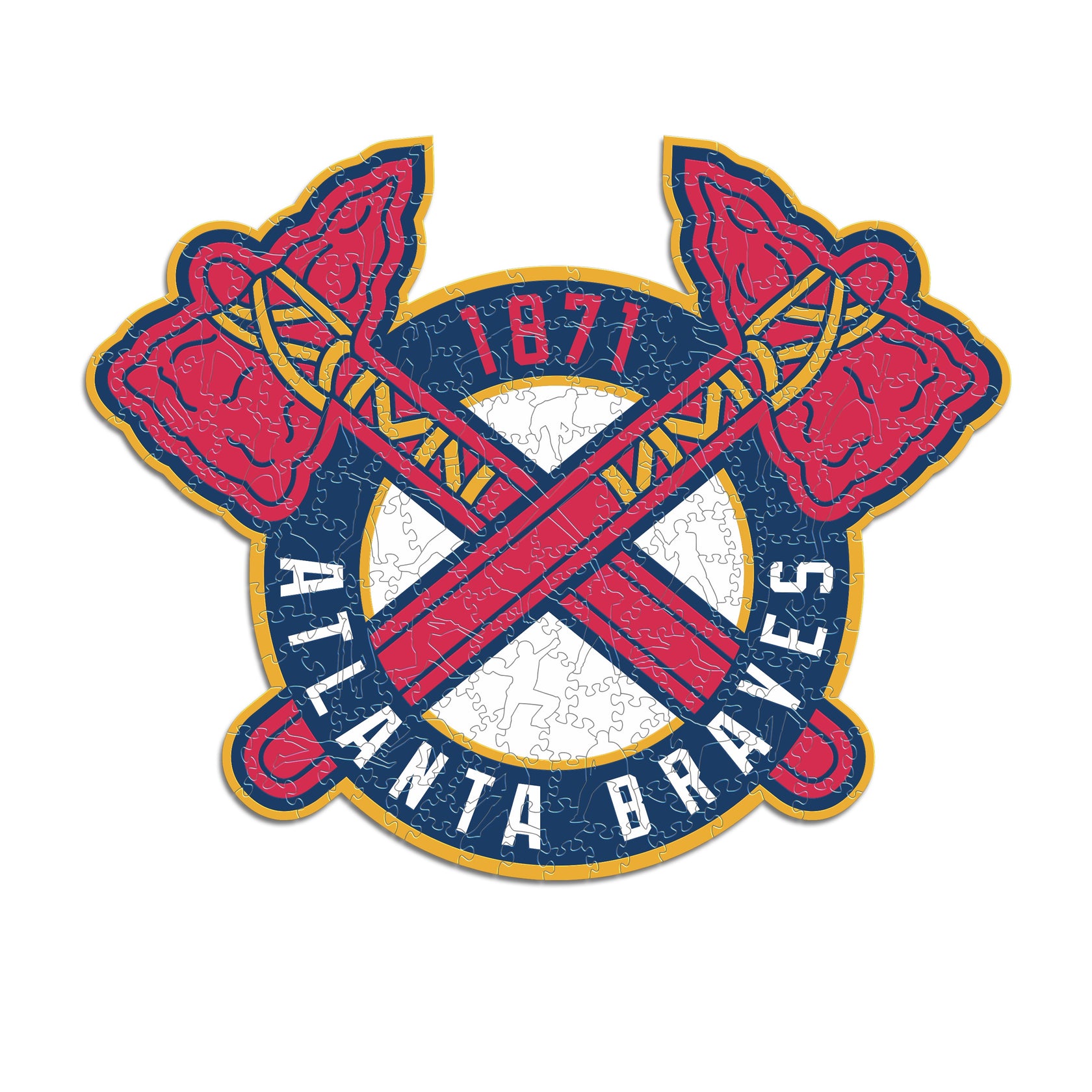 Atlanta Braves™ - Wooden Puzzle – Iconic Puzzles