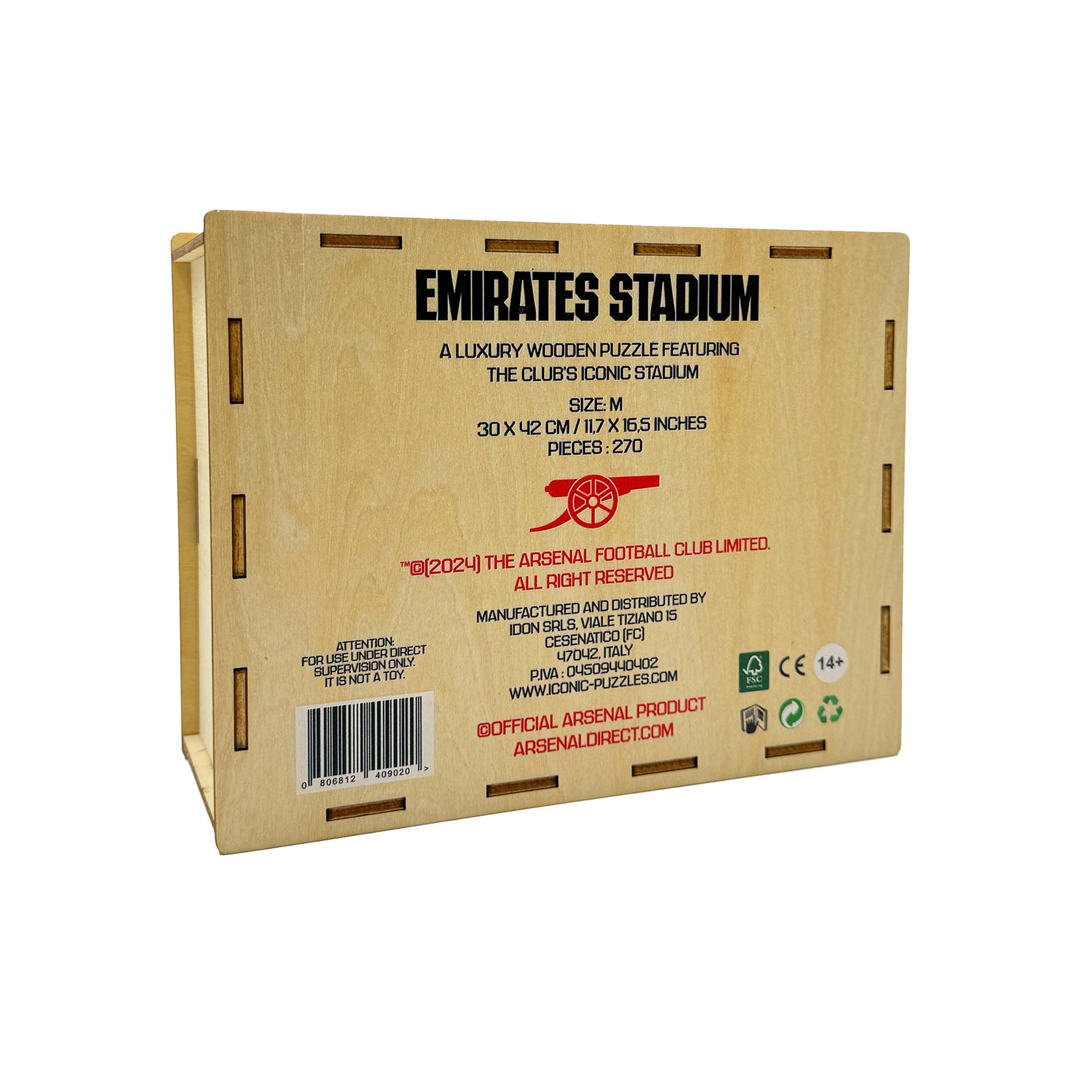 Arsenal FC® Emirates Stadium - Wooden Puzzle – Iconic Puzzles