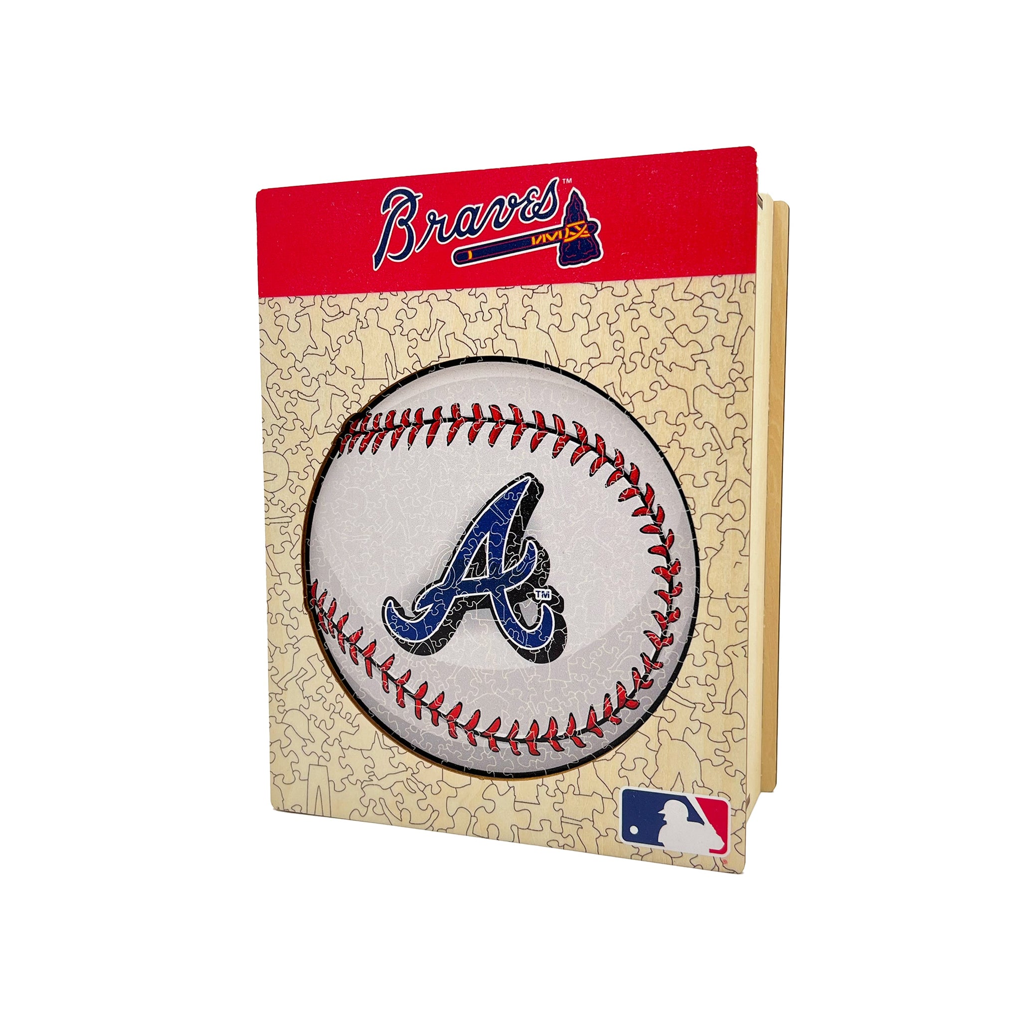 2 PACK Atlanta Braves™ Ball + Double Tomahawk Logo – Iconic Puzzles