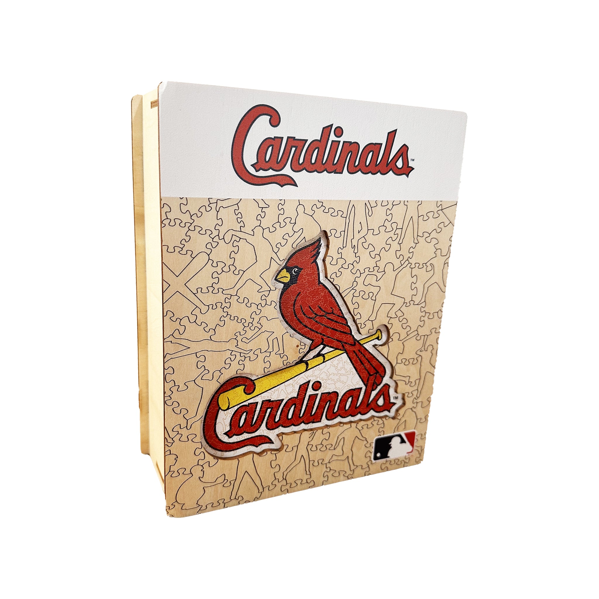 2 PACK St. Louis Cardinals™ Ball + Primary Logo – Iconic Puzzles