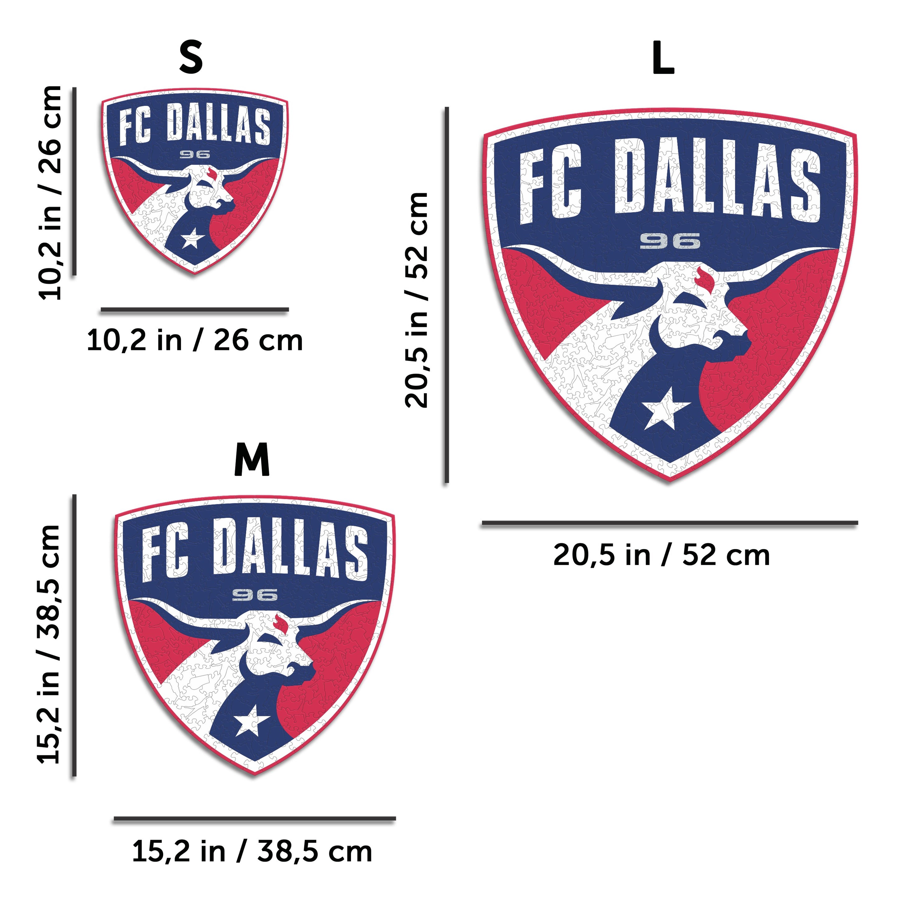 FC Dallas® Logo - Wooden Puzzle – Iconic Puzzles