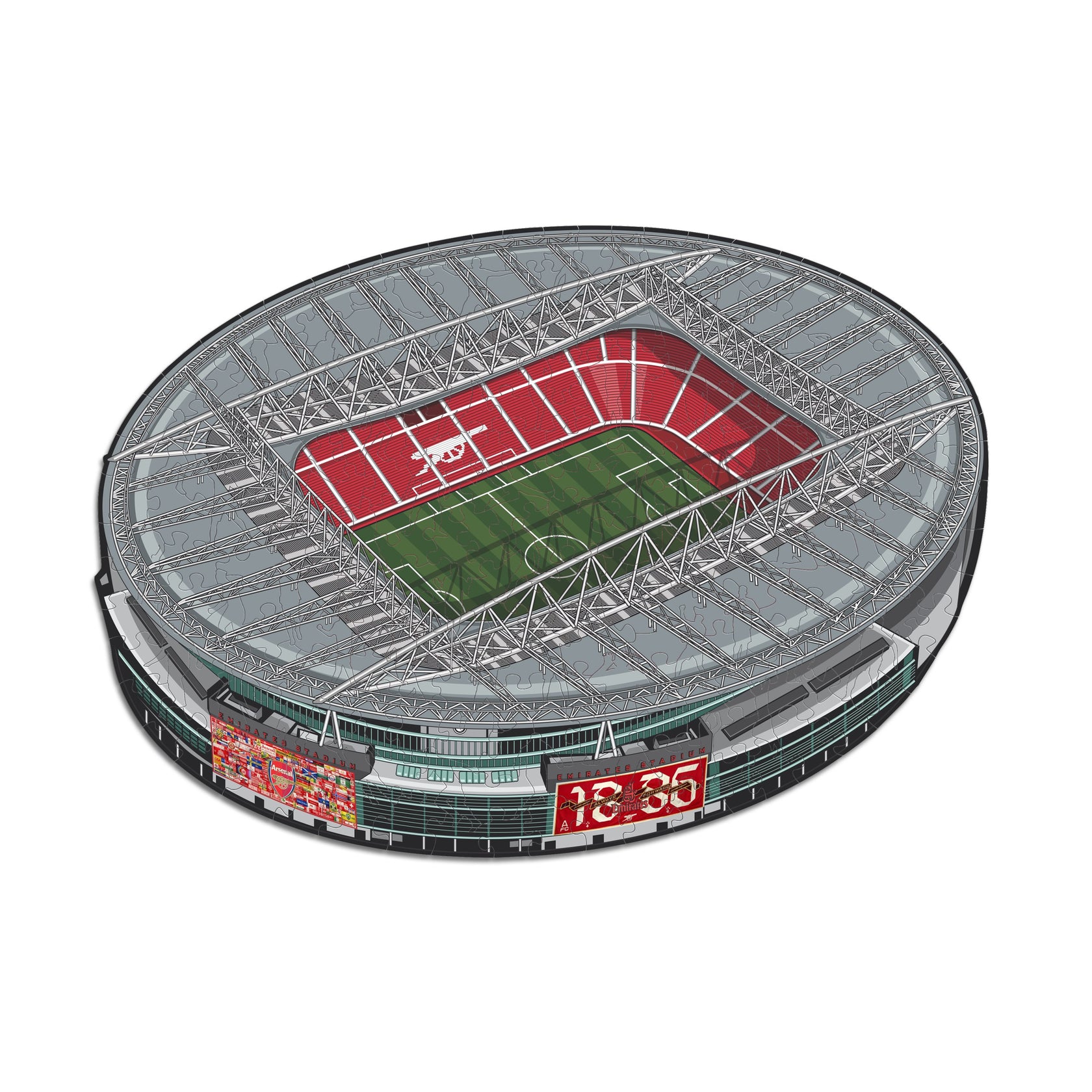 Arsenal FC® Emirates Stadium - Wooden Puzzle – Iconic Puzzles