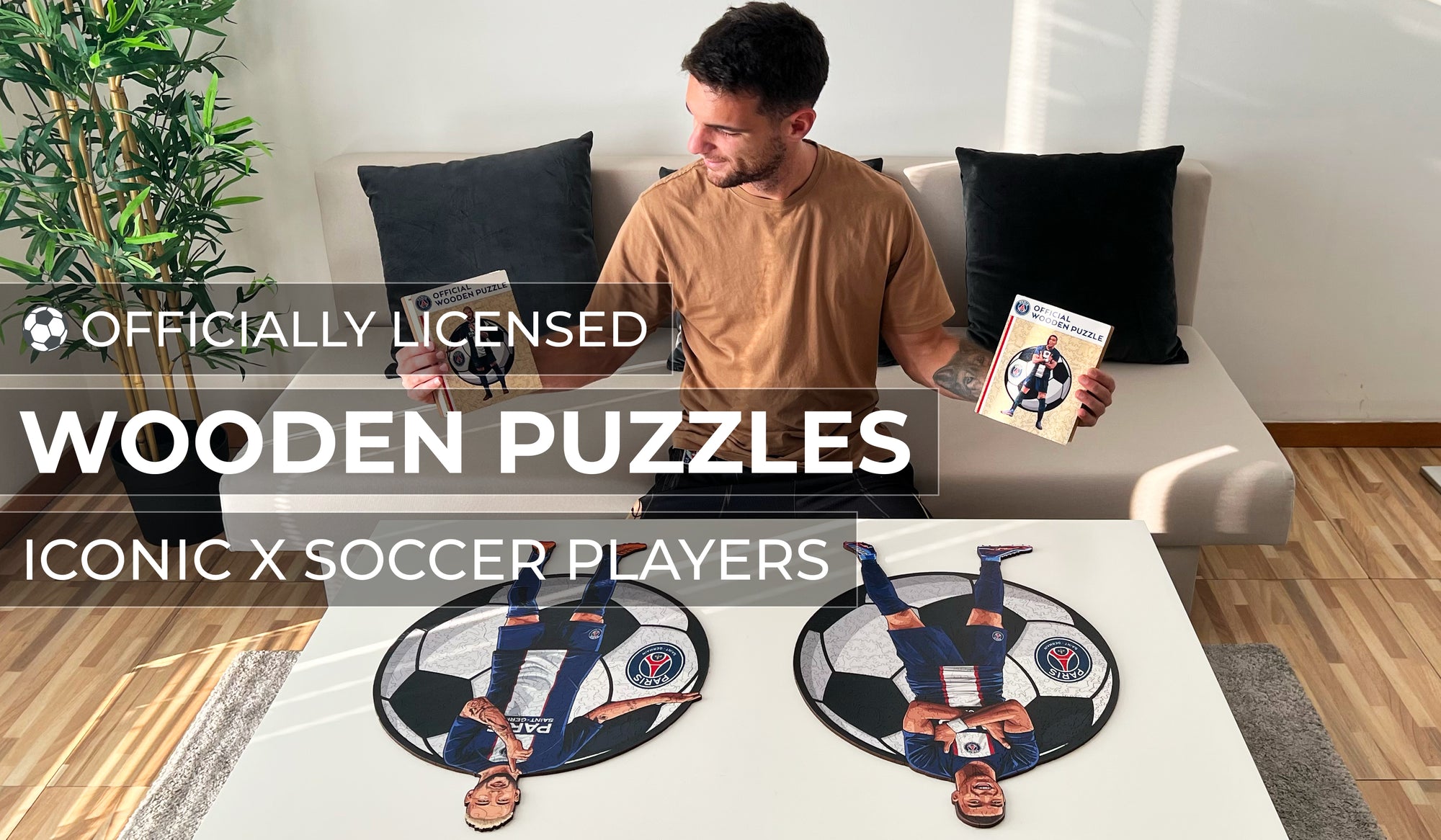 Licensed Soccer Players Wooden Puzzles© – Iconic Puzzles