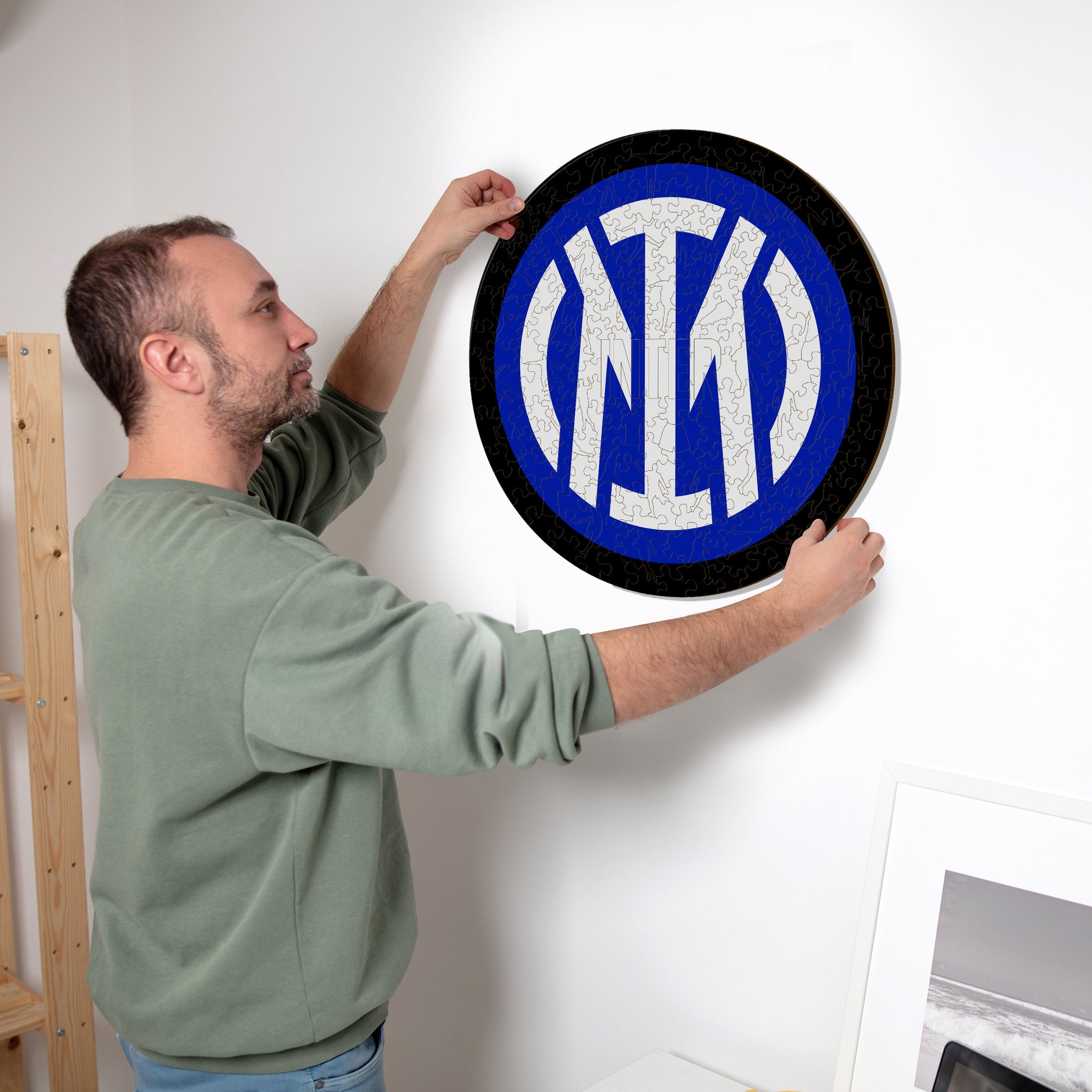 FC Inter® Logo - Wooden Puzzle – Iconic Puzzles