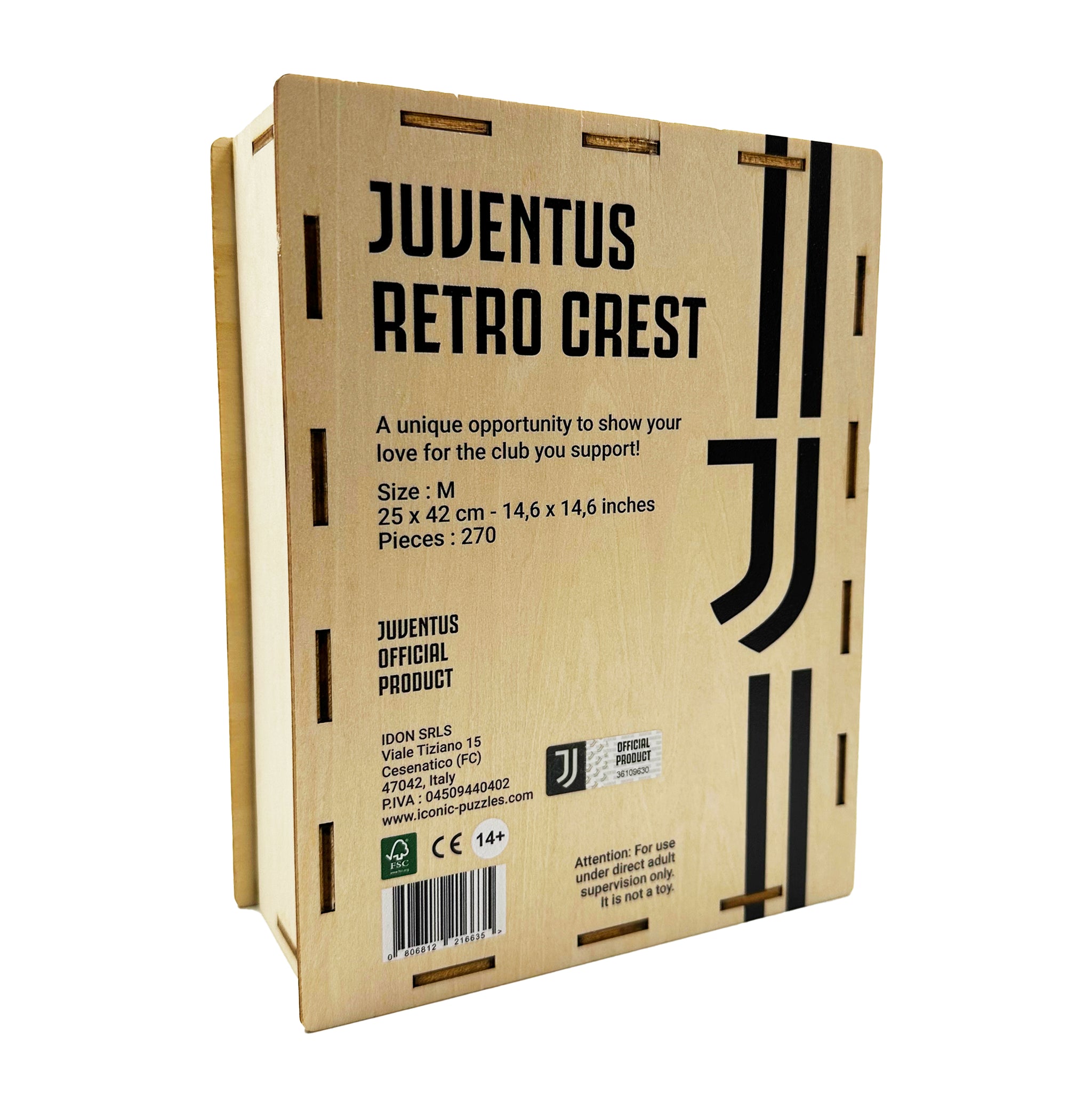 Juventus FC® Retro Logo - Wooden Puzzle – Iconic Puzzles