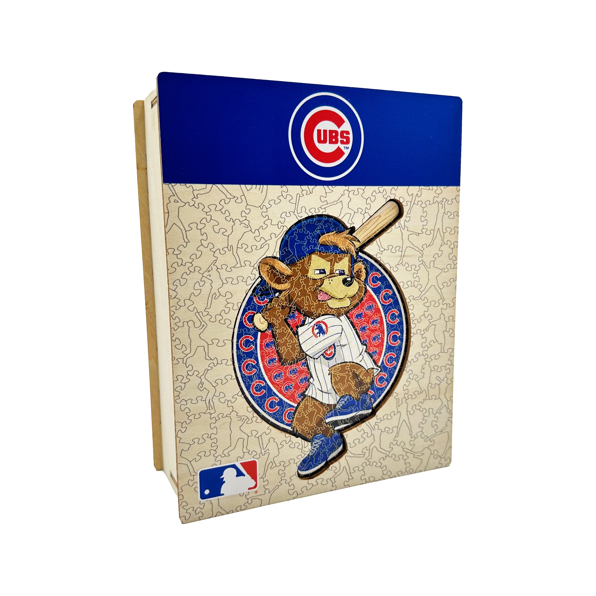 Chicago Cubs™ Mascot - Wooden Puzzle – Iconic Puzzles