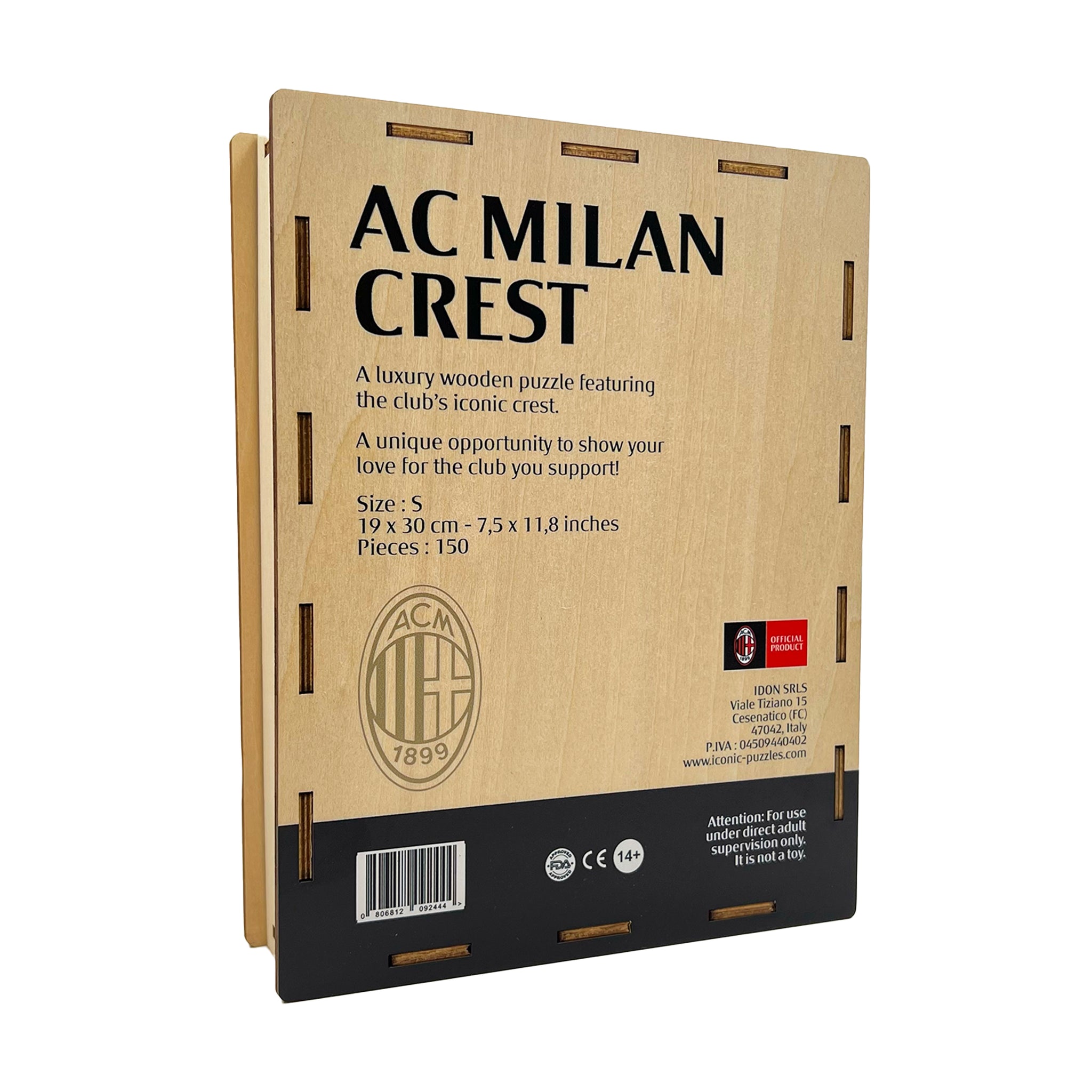 AC Milan® Logo - Wooden Puzzle – Iconic Puzzles