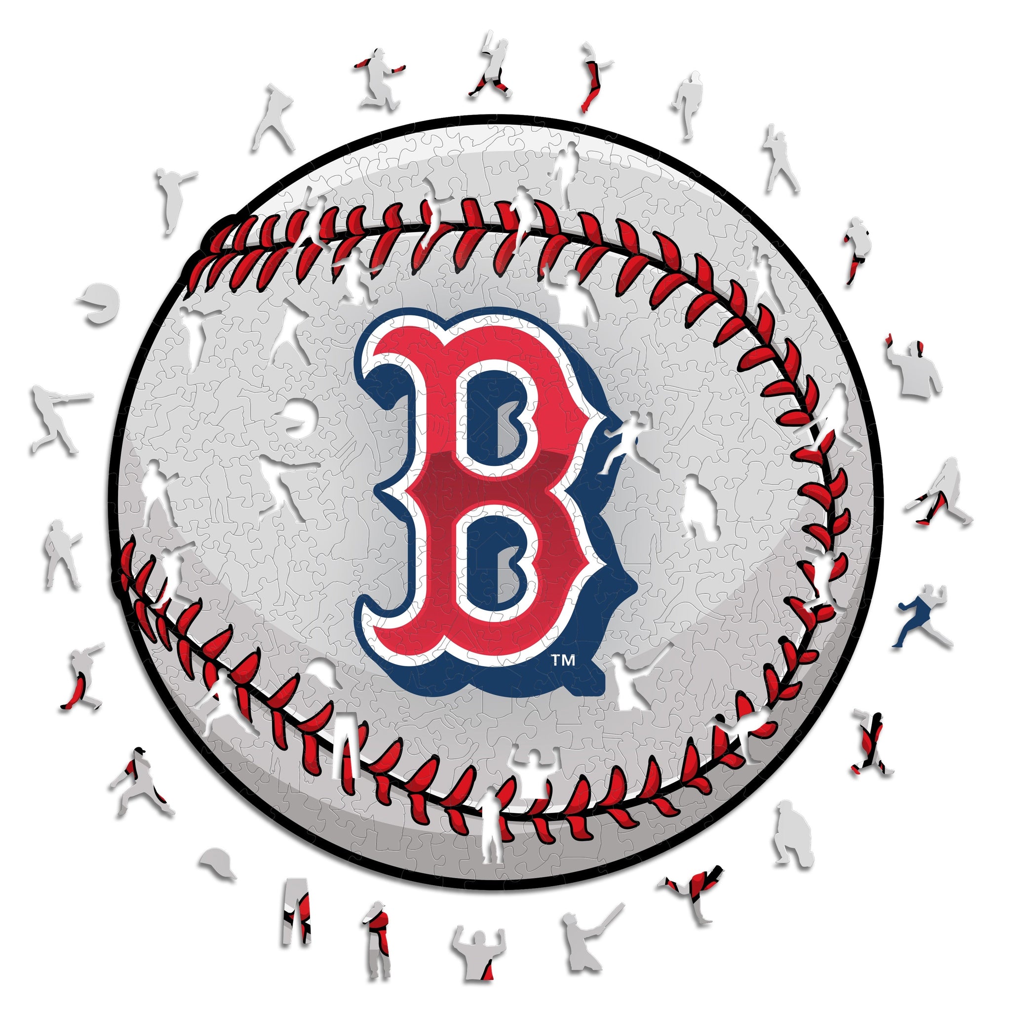 2 PACK Boston Red Sox™ Ball + Secondary Logo – Iconic Puzzles