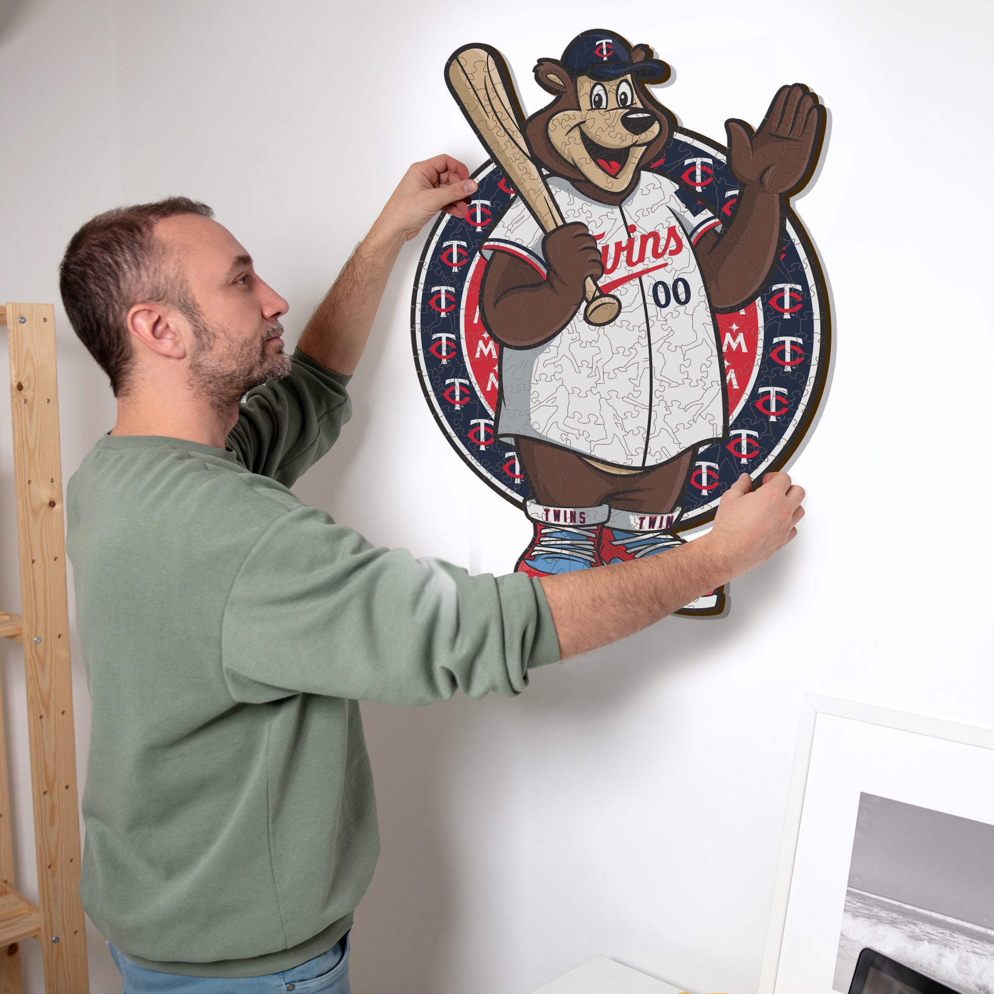 Minnesota Twins™ Mascot - Wooden Puzzle – Iconic Puzzles