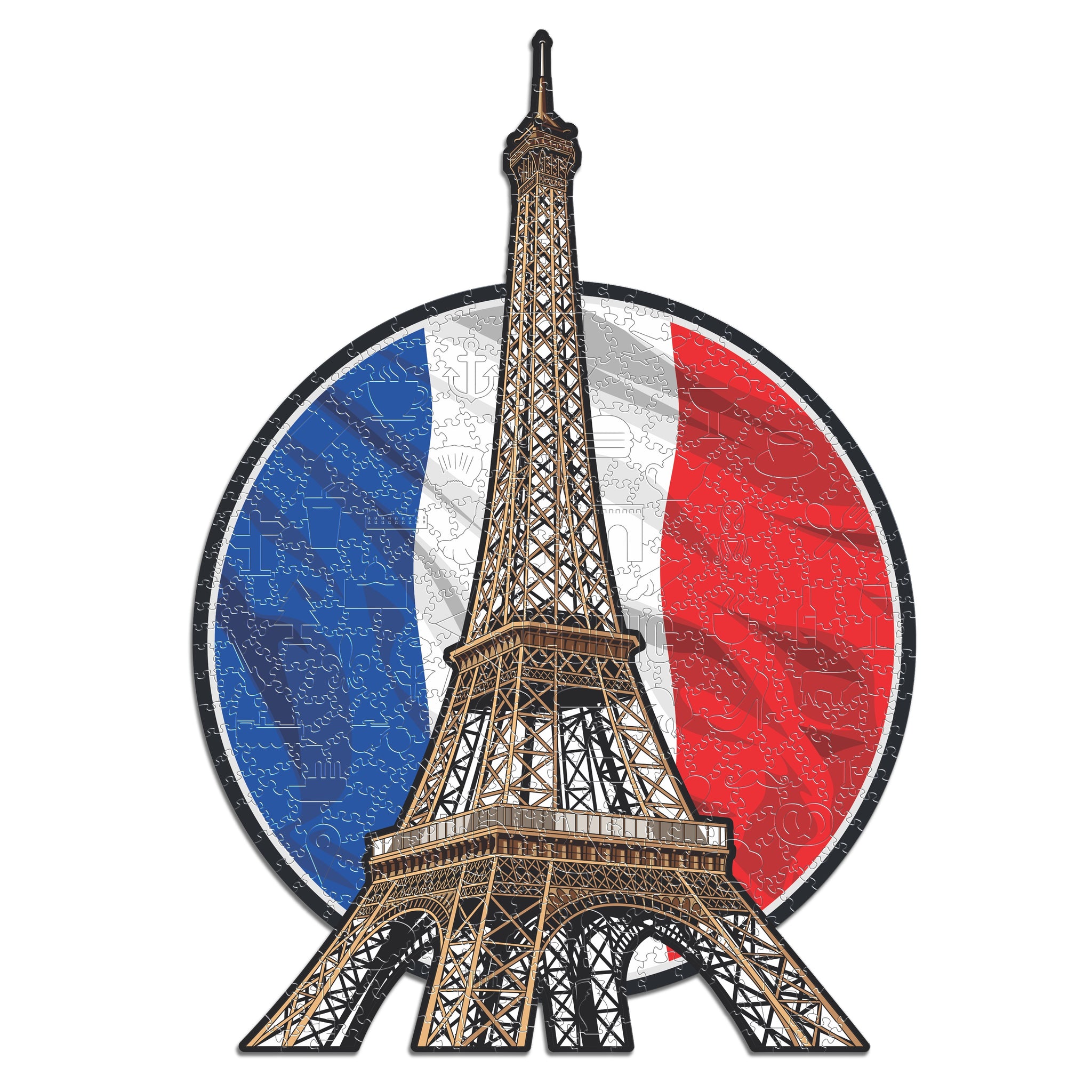 Tour Eiffel - Wooden Puzzle – Iconic Puzzles
