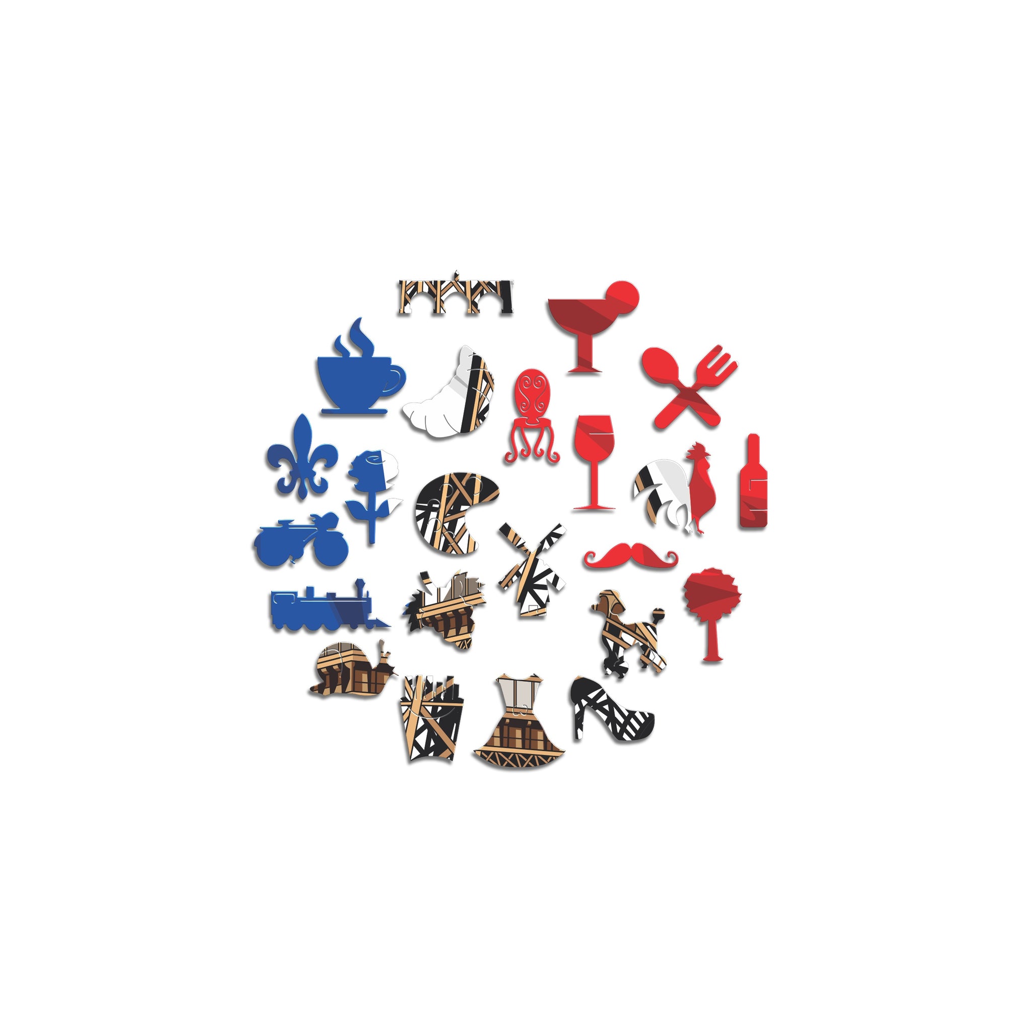 Tour Eiffel - Wooden Puzzle – Iconic Puzzles