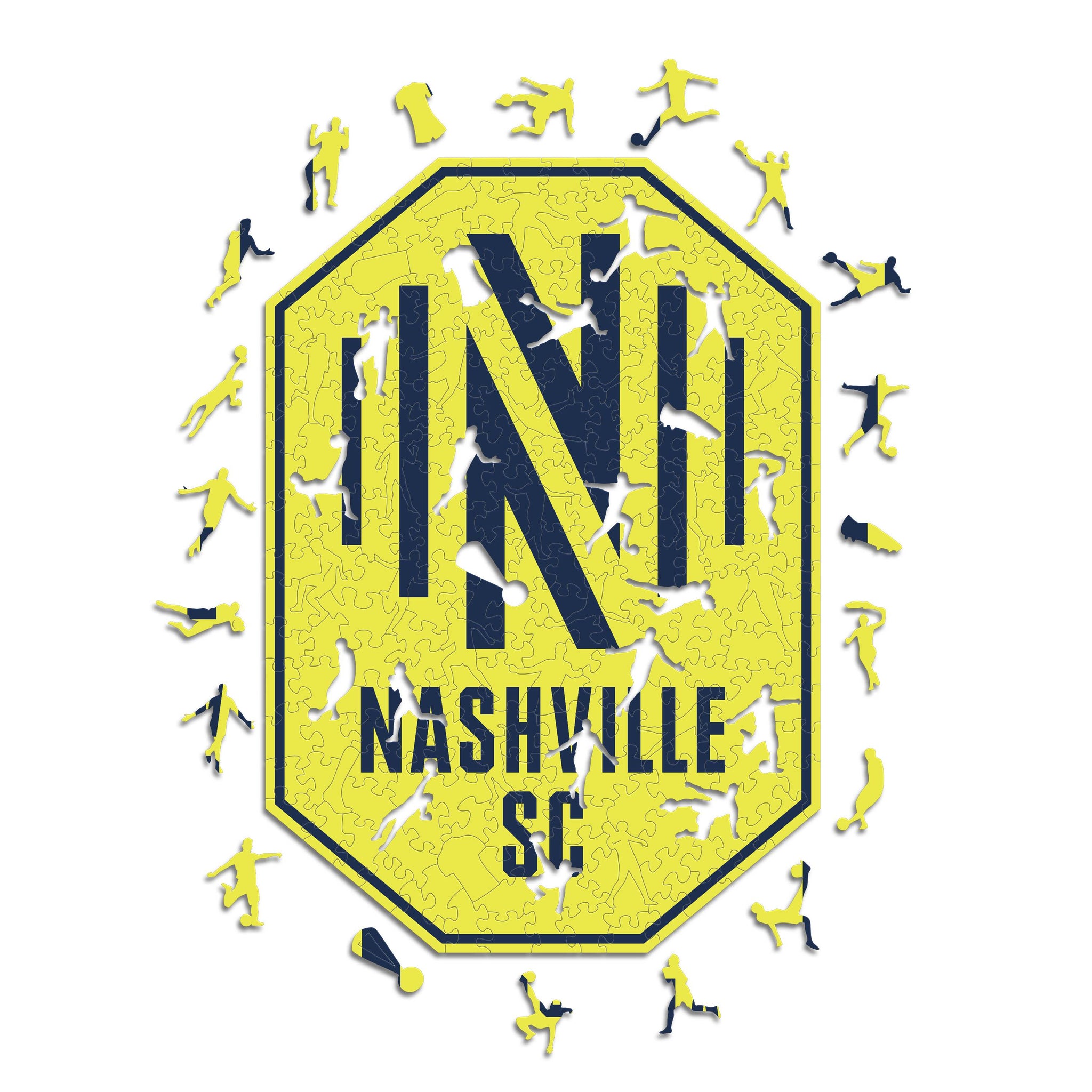 Nashville SC® Logo - Wooden Puzzle – Iconic Puzzles