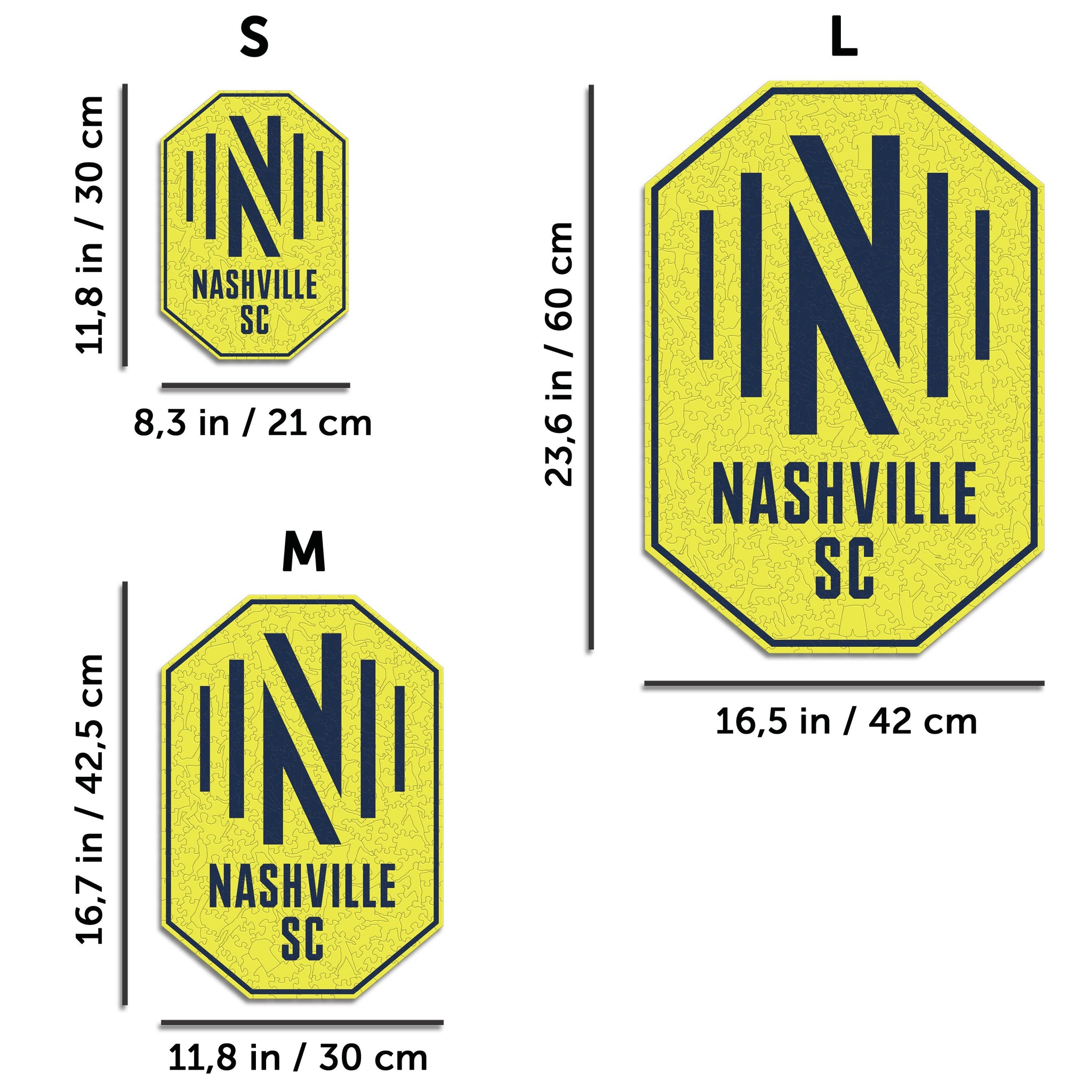 Nashville SC® Logo - Wooden Puzzle – Iconic Puzzles