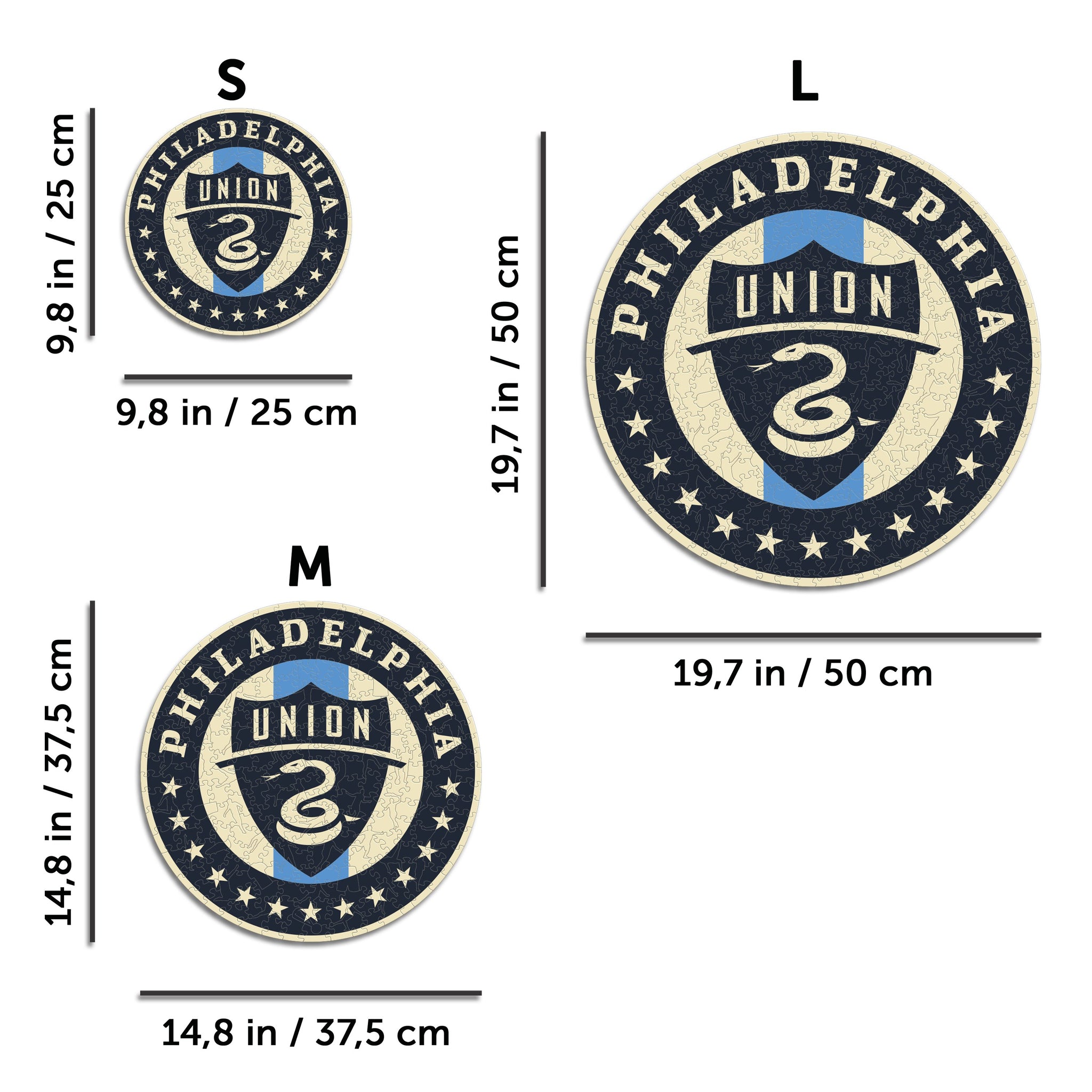 Philadelphia Union® Logo - Wooden Puzzle – Iconic Puzzles