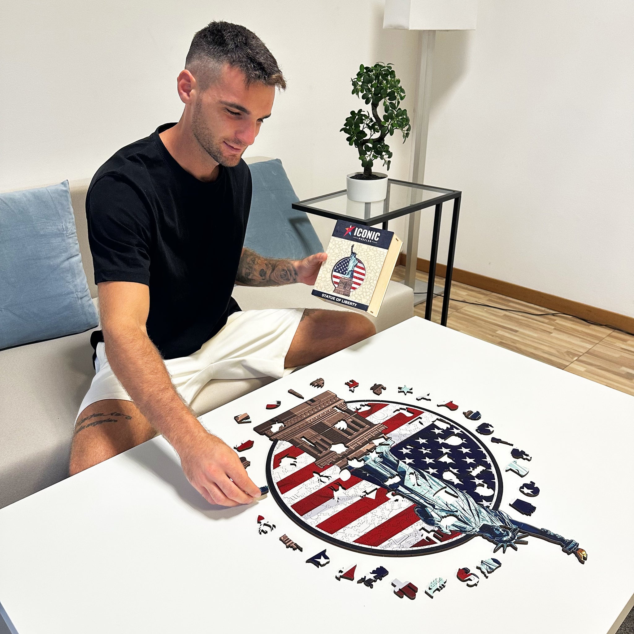 Statue of Liberty - Wooden Puzzle – Iconic Puzzles