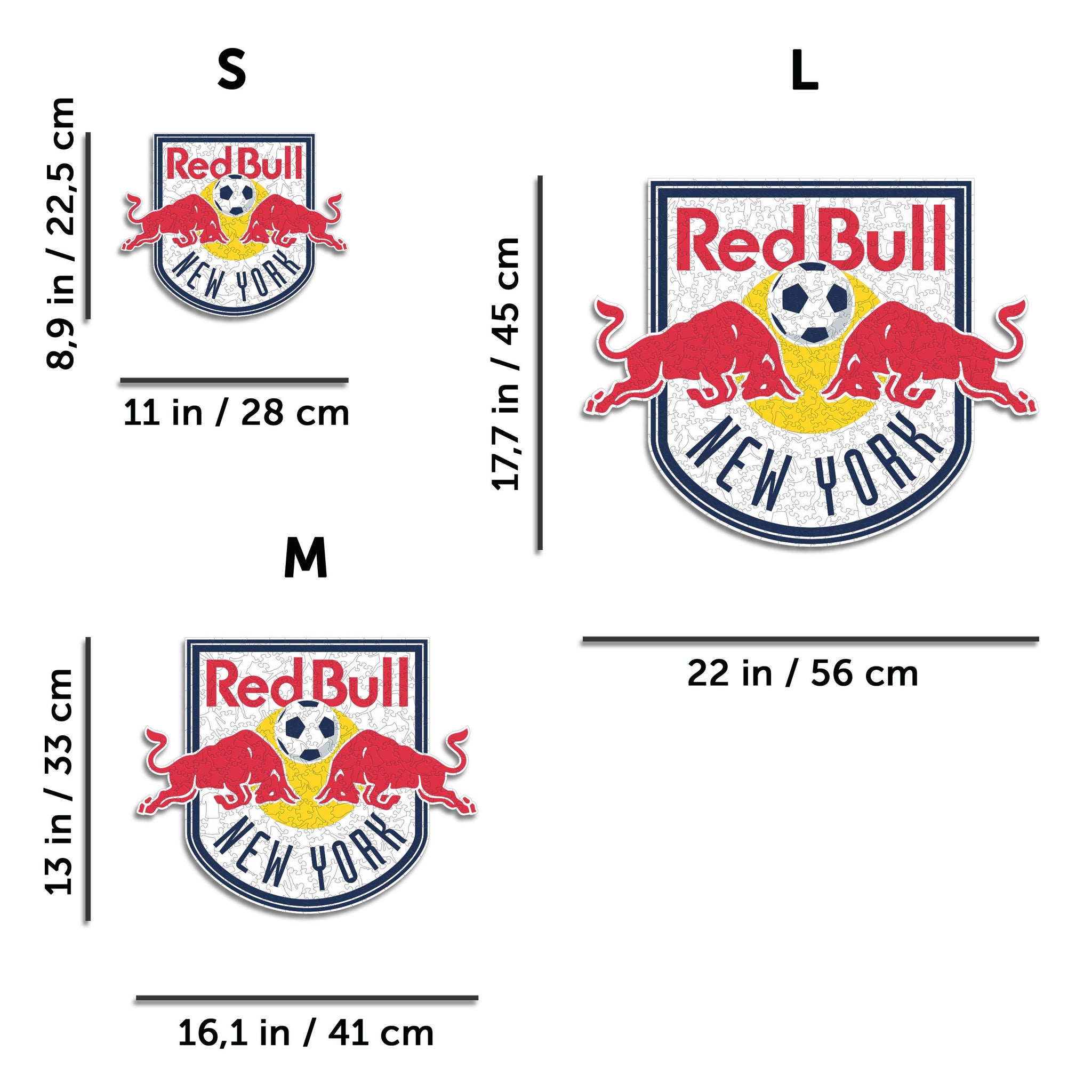 New York Red Bulls® Logo - Wooden Puzzle – Iconic Puzzles
