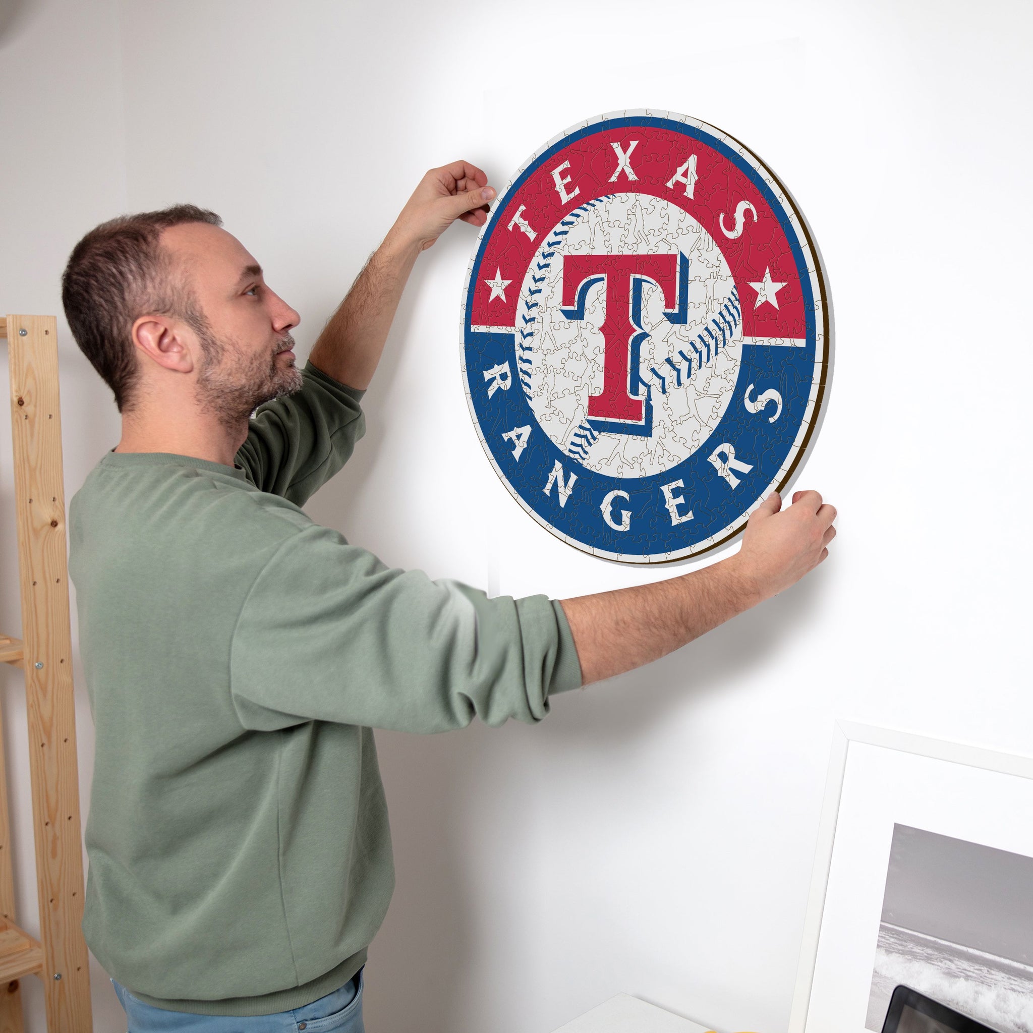 Texas Rangers™ - Wooden Puzzle – Iconic Puzzles