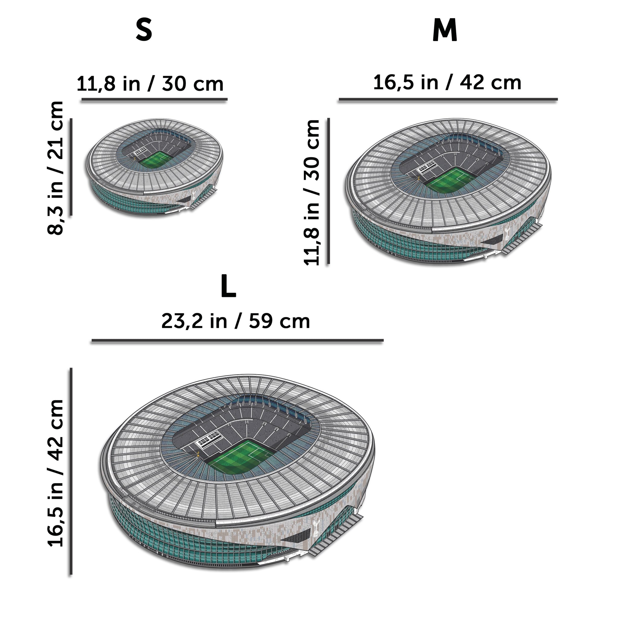Tottenham Hotspur FC® Stadium - Wooden Puzzle – Iconic Puzzles