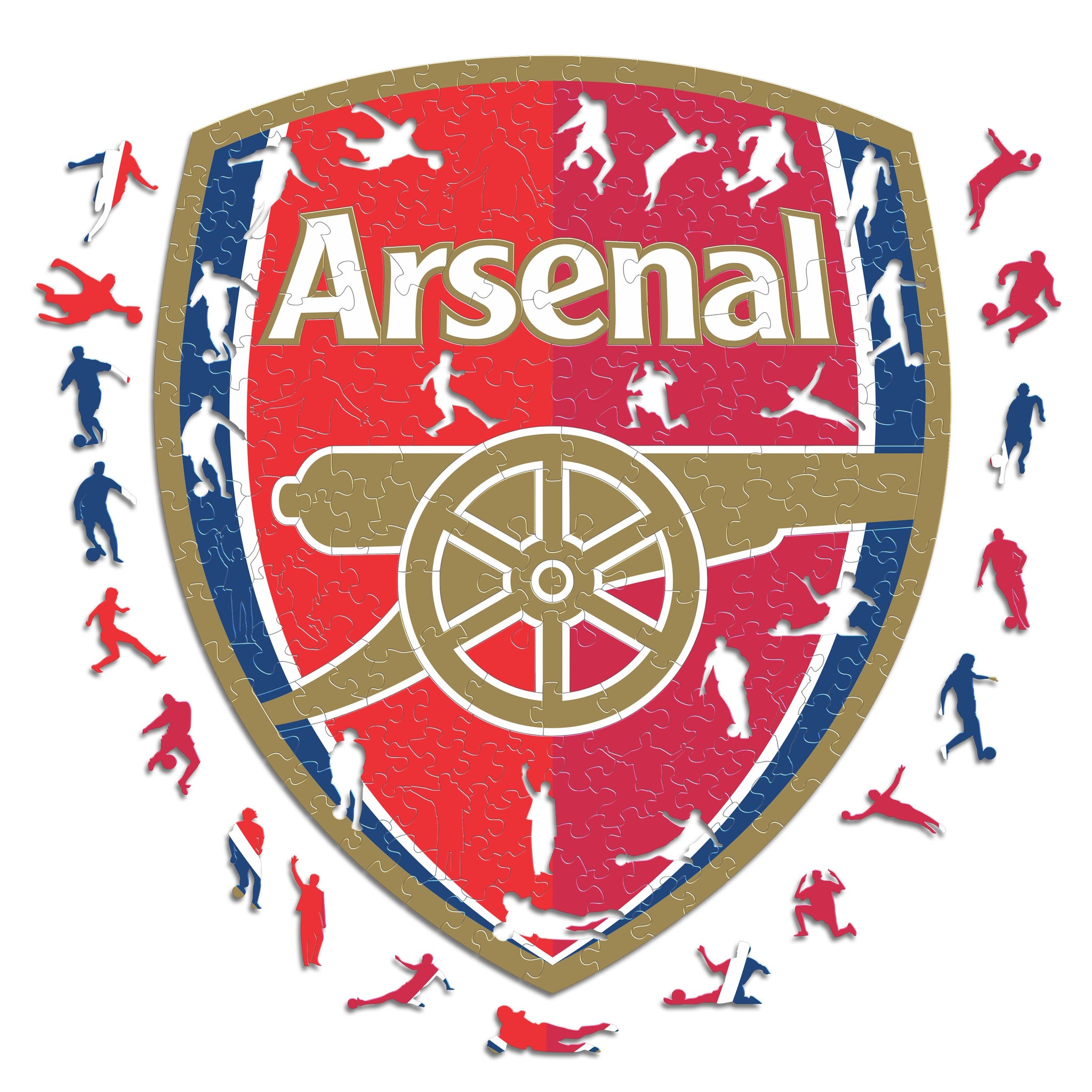 Arsenal FC® Logo - Wooden Puzzle – Iconic Puzzles