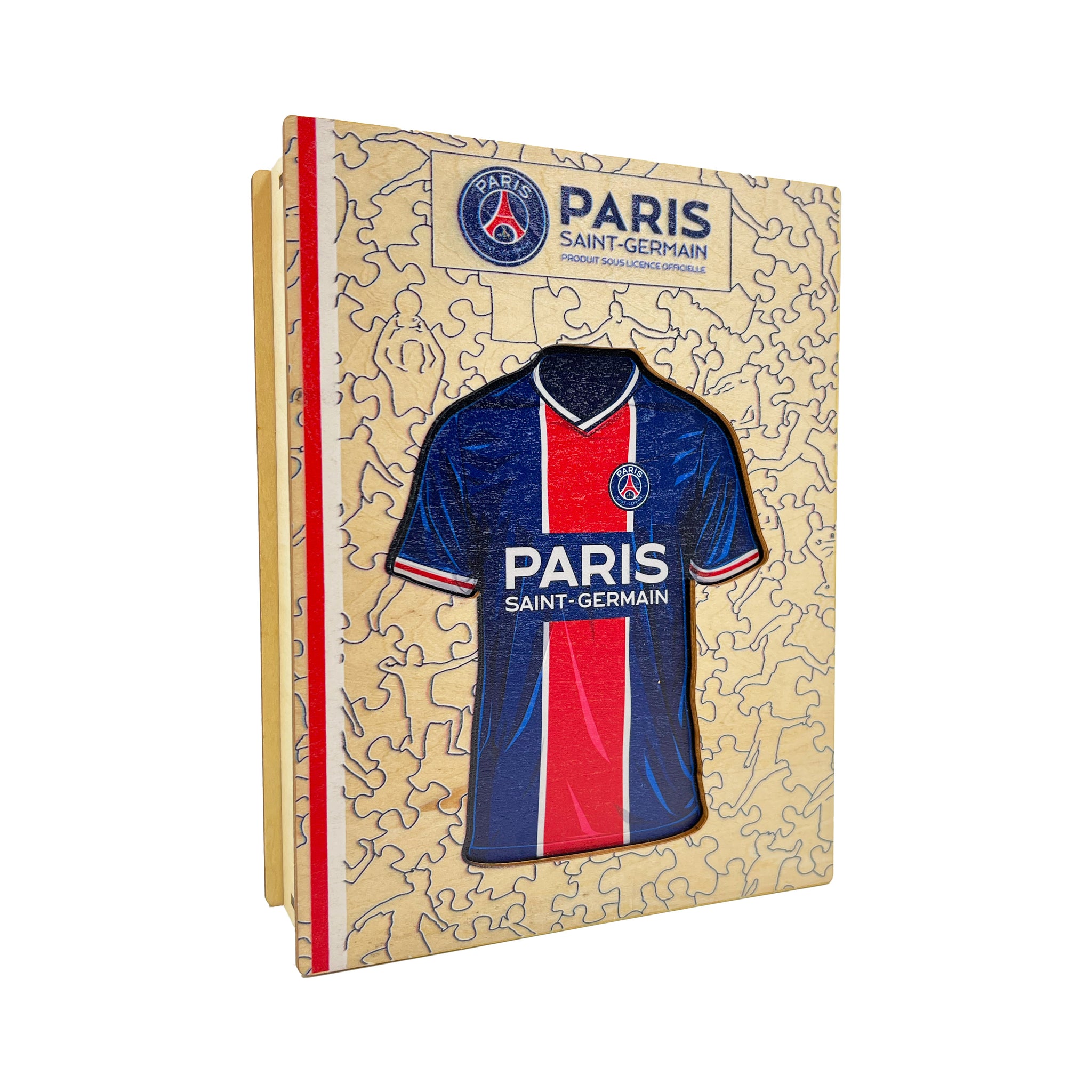 Paris Saint Germain Fc® Jersey Wooden Puzzle Iconic Puzzles