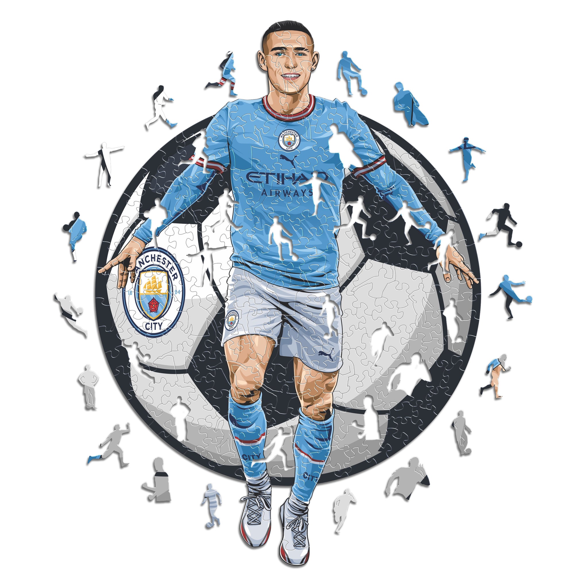 Phil Foden - Wooden Puzzle – Iconic Puzzles