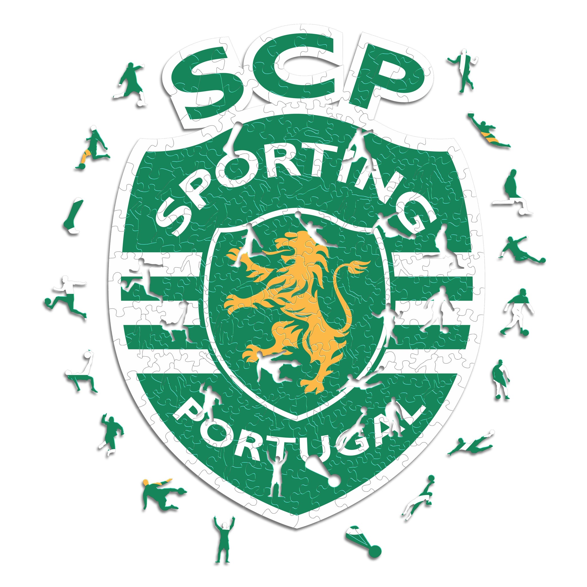 Sporting CP® Logo - Wooden Puzzle – Iconic Puzzles