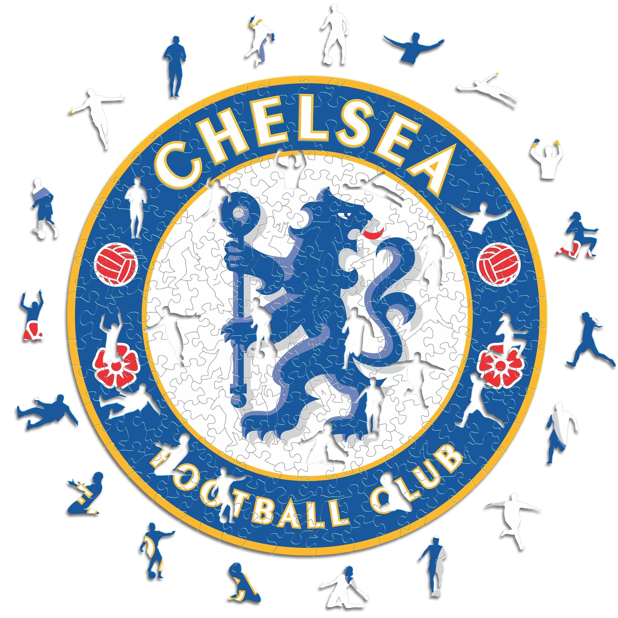 Chelsea FC® Logo - Wooden Puzzle – Iconic Puzzles