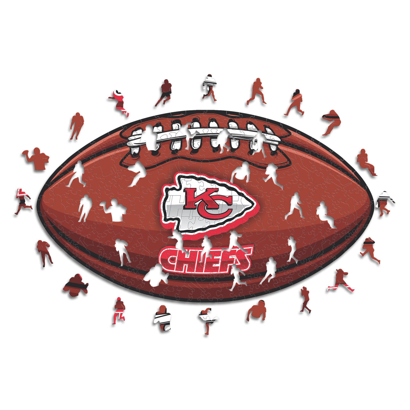 Kansas City Chiefs - Wooden Puzzle – Iconic Puzzles