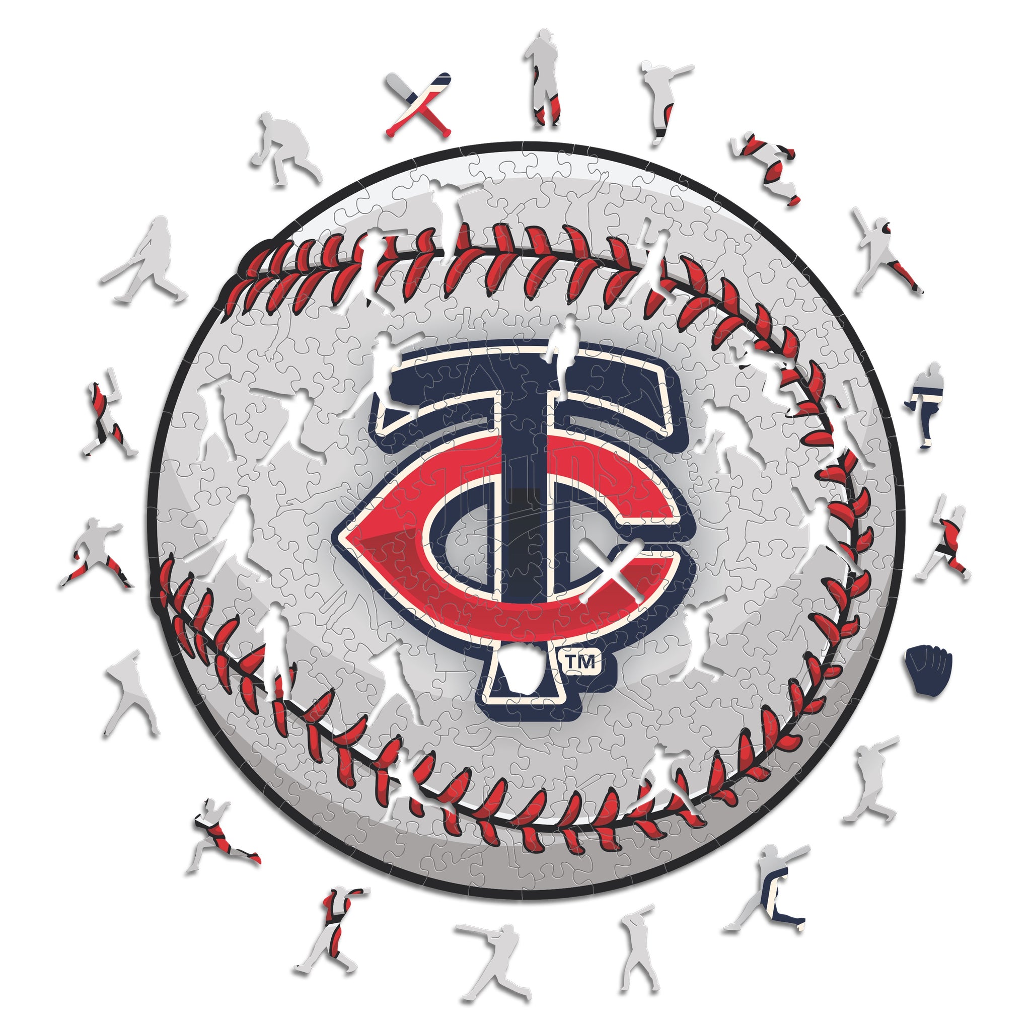 Minnesota Twins™ - Wooden Puzzle – Iconic Puzzles